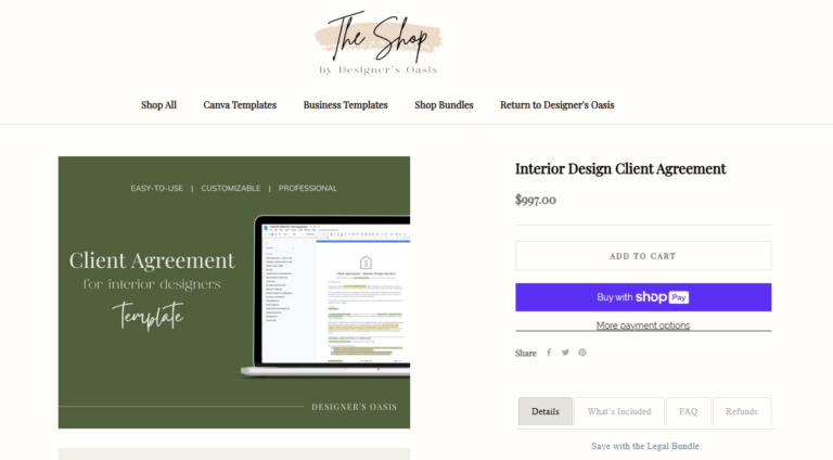 9 Templates for Interior Design Contracts (Free & Paid) - DesignFiles Blog