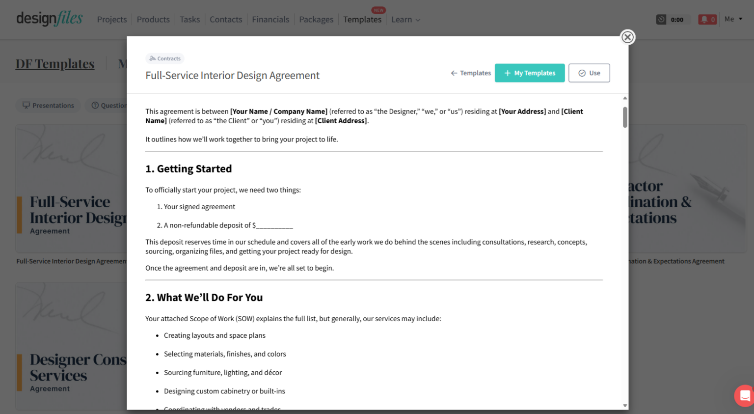 10 Templates for Interior Design Contracts (Free & Paid) - DesignFiles Blog